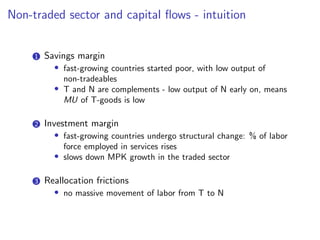 Non-tradable Goods, Factor Markets Frictions, and International Capital ...