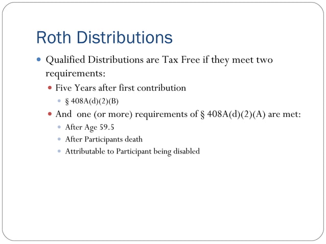 Roth Ira Conversions | PPT