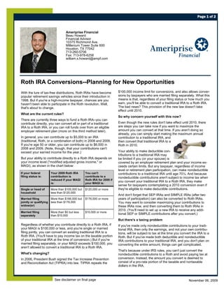 Roth Ira Conversions | PDF