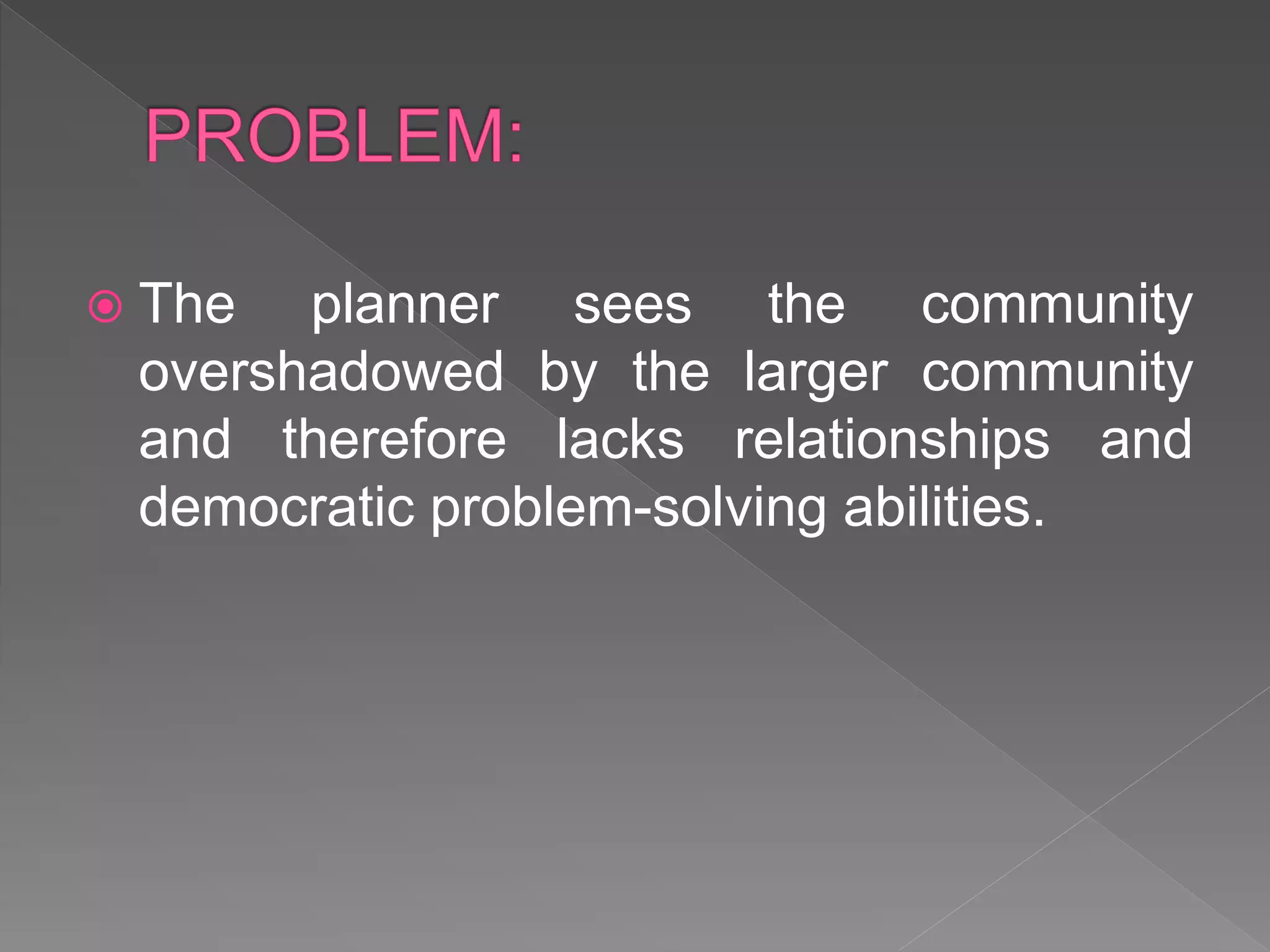 Rothman’s three models of Community Organisation | PPTX
