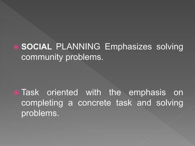 Rothman’s three models of Community Organisation | PPTX