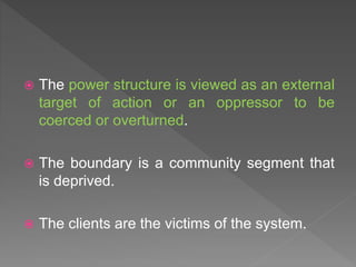 Rothman’s three models of Community Organisation | PPTX