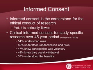 Erin Rothwell, "Investigator’s Role for Innovative Consent Methods with ...