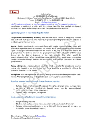 Roti makers | PDF