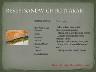 Roti Arab. | PPTX