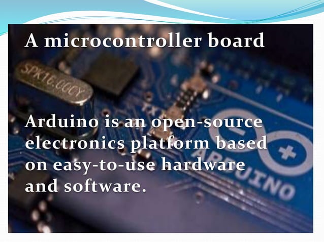 Robotics with arduino | PPTX | Technology & Computing