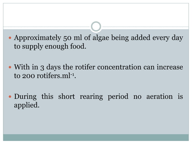 Culture Of Rotifers | PPTX