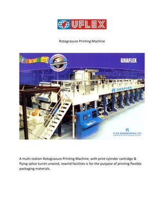 Rotogravure printing machine | PDF