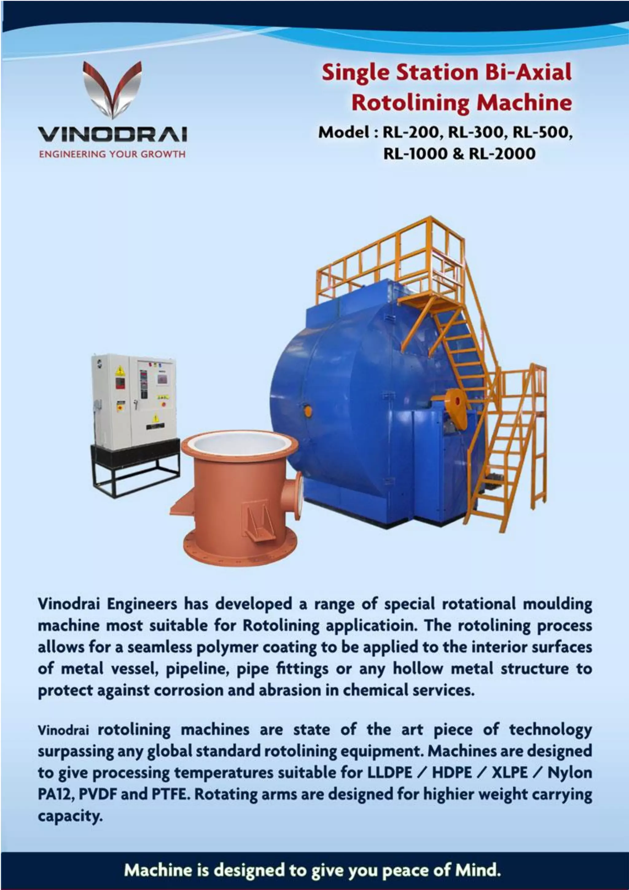 Rotolining Machine Catalog | PDF