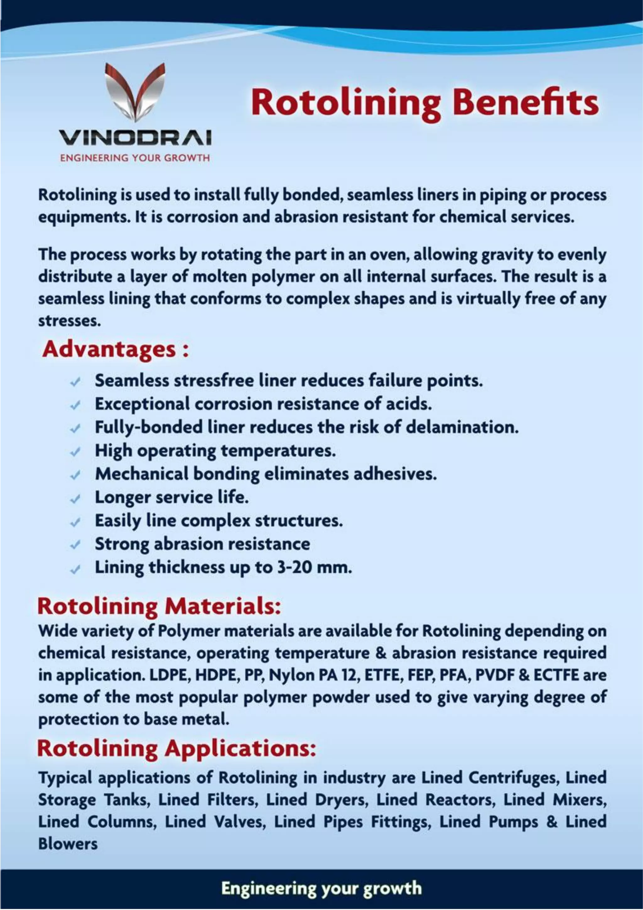 Rotolining Machine Catalog | PDF