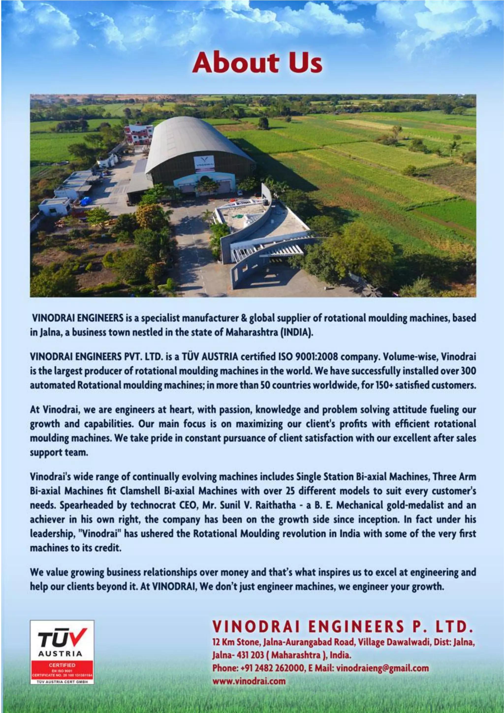 Rotolining Machine Catalog | PDF