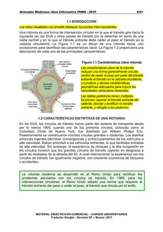 Rotondas modernas fhwa 2010 | PDF