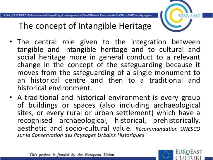 EU best practices on Intangible Heritage and Local Development