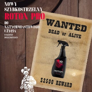 K2 ROTON PRO 750 ML - Żelowa czerwona felga | D1002 | PDF