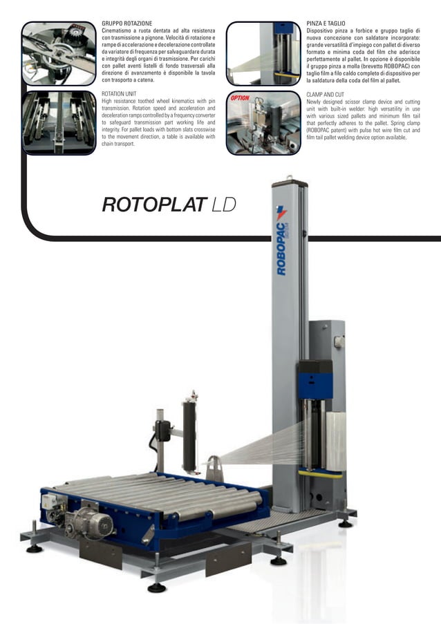 Rotoplat turntable pallet wrapper range | PDF