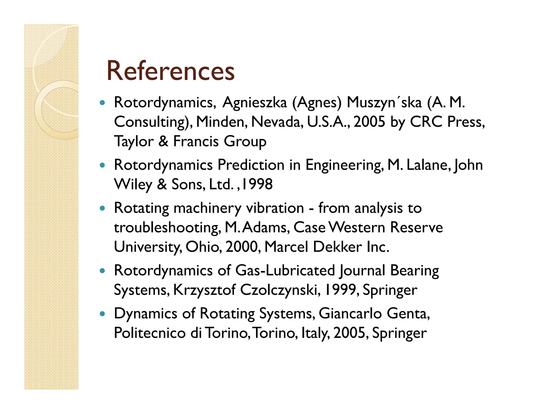 Introduction to all rotordynamics chapters | PDF