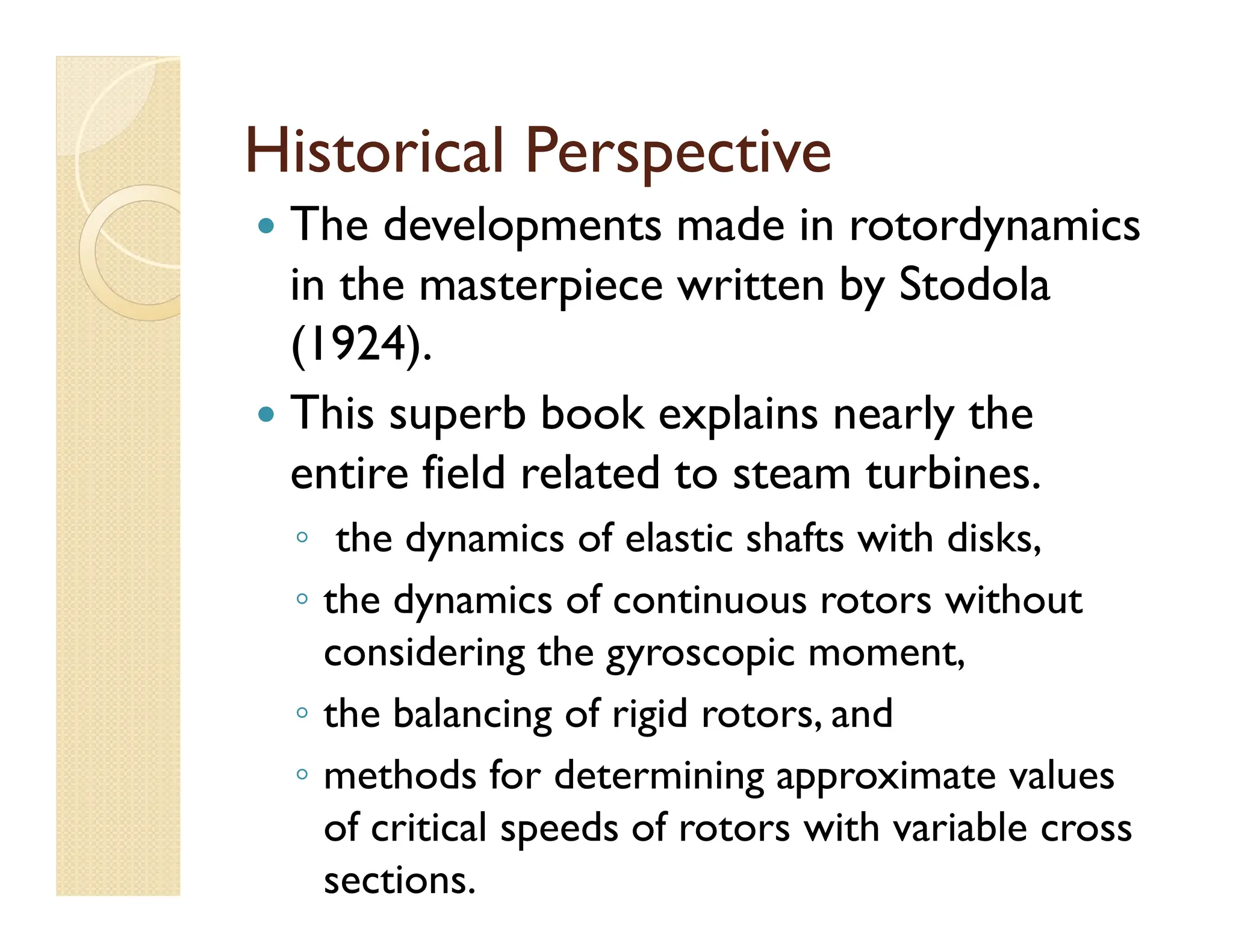 Introduction to all rotordynamics chapters | PDF