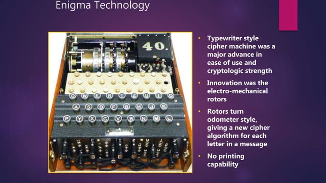 Rotor Cipher and Enigma Machine | PPTX | Physics | Science