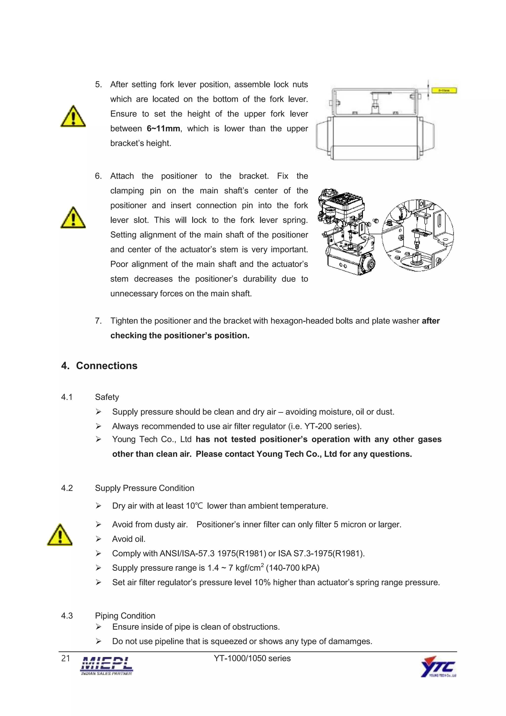 Rotork YTC YT-1000R Electro Pneumatic Positioner Product Manual | YTC ...