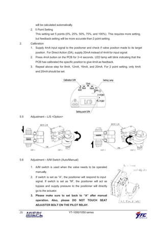 Rotork YTC YT-1000R Electro Pneumatic Positioner Product Manual | YTC ...
