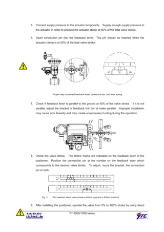 Rotork YTC YT-1000R Electro Pneumetic Positioner Manufacturers | PDF