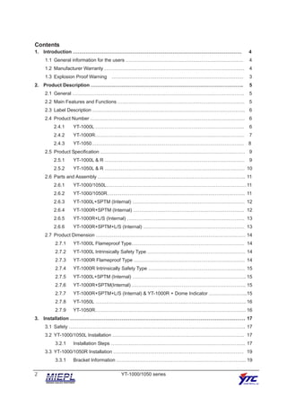 Rotork YTC YT-1000R Electro Pneumetic Positioner Manufacturers | PDF