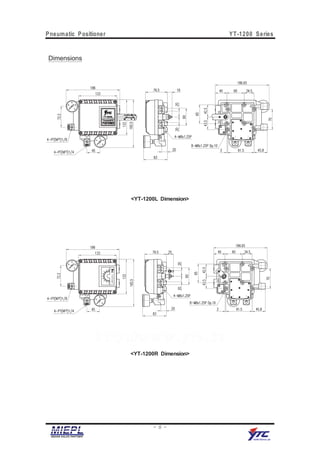 Rotork YTC YT 1200 Pneumatic Positioner Dealers, Suppliers in India | PDF