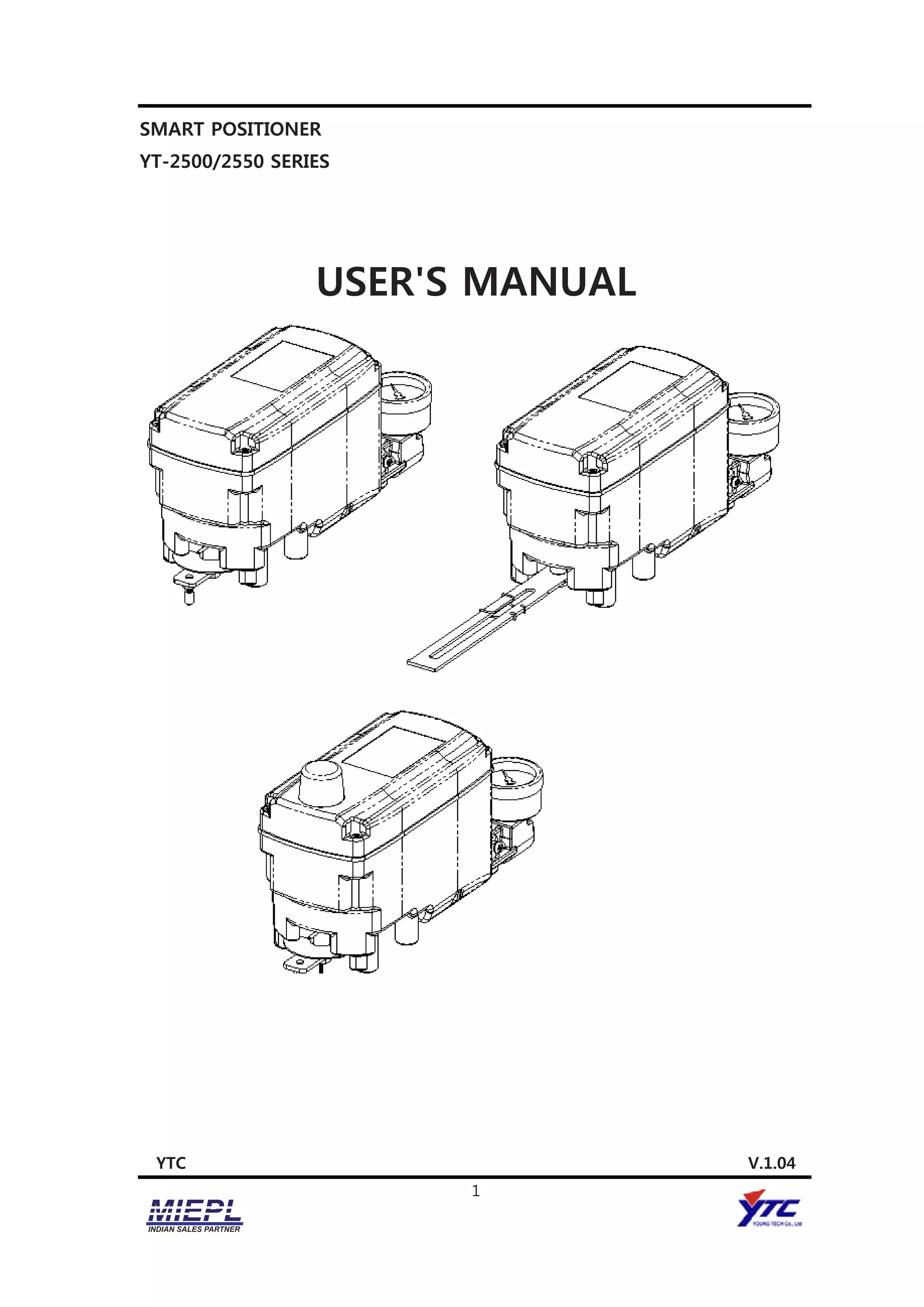 Rotork YTC YT-2500 Smart Valve Positioner PDF | PDF