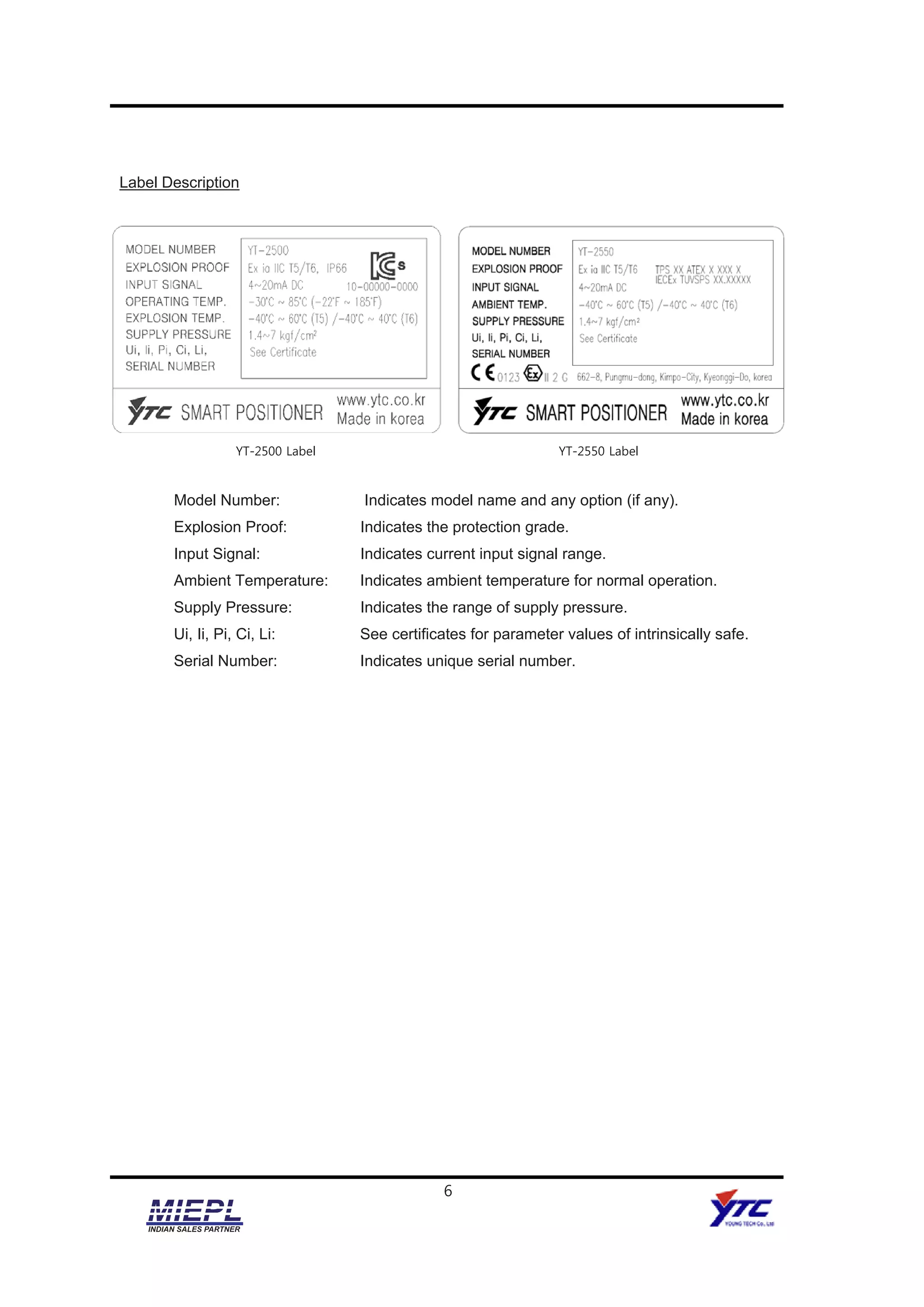 Rotork YTC YT-2500 Smart Valve Positioner PDF | PDF