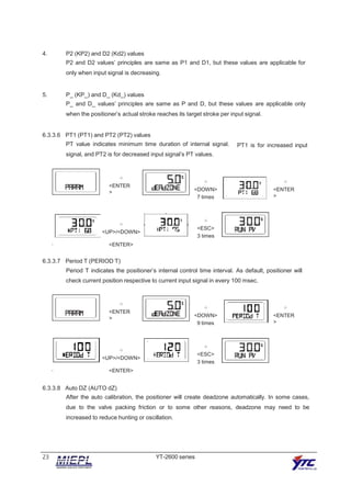 Rotork YTC YT-2600 Smart Valve Positioner | Product Manual | PPTX