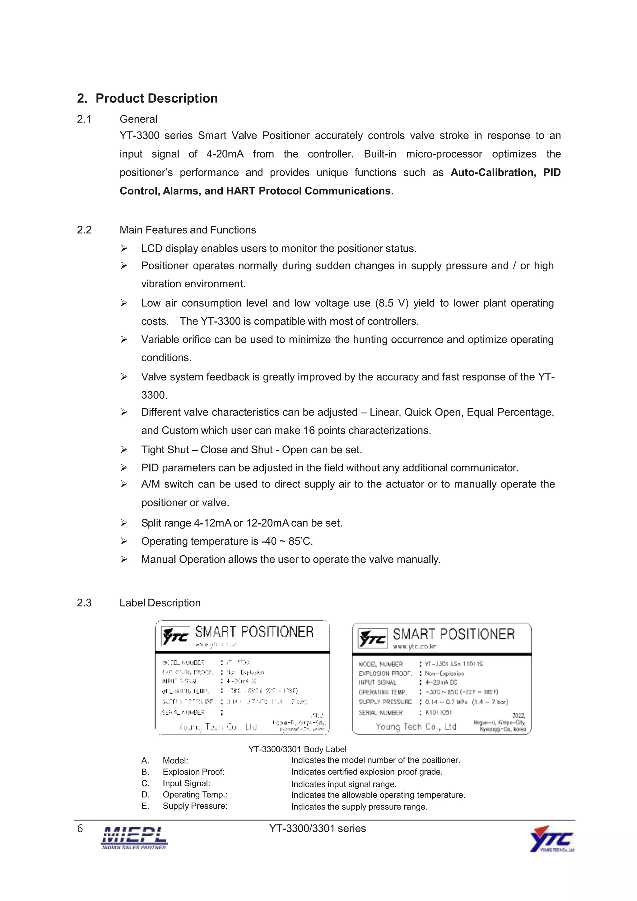 Rotork YTC YT-3300, Rotork YTC YT-3350 Smart Positioner - PPT File ...