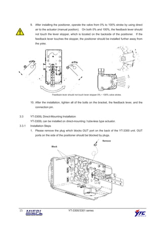 Rotork YTC YT- 3300 Smart Positioner Dealers | PDF | Technology & Computing