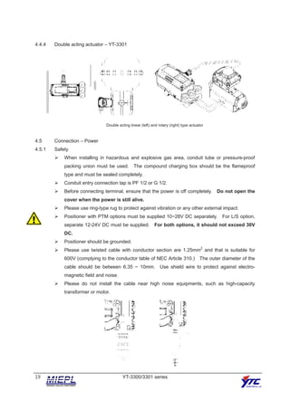 Rotork YTC YT- 3300 Smart Positioner Dealers | PDF