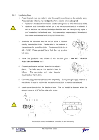 Rotork YTC YT-3400, 3450 Smart Valve Positioner - Manual | PDF