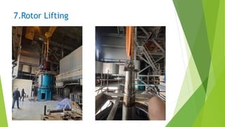 Rotor lifting of cooling water Vertical motor and SMZ and SMD Bearing ...