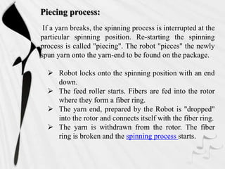 Rotor spinning working principle | PPSX