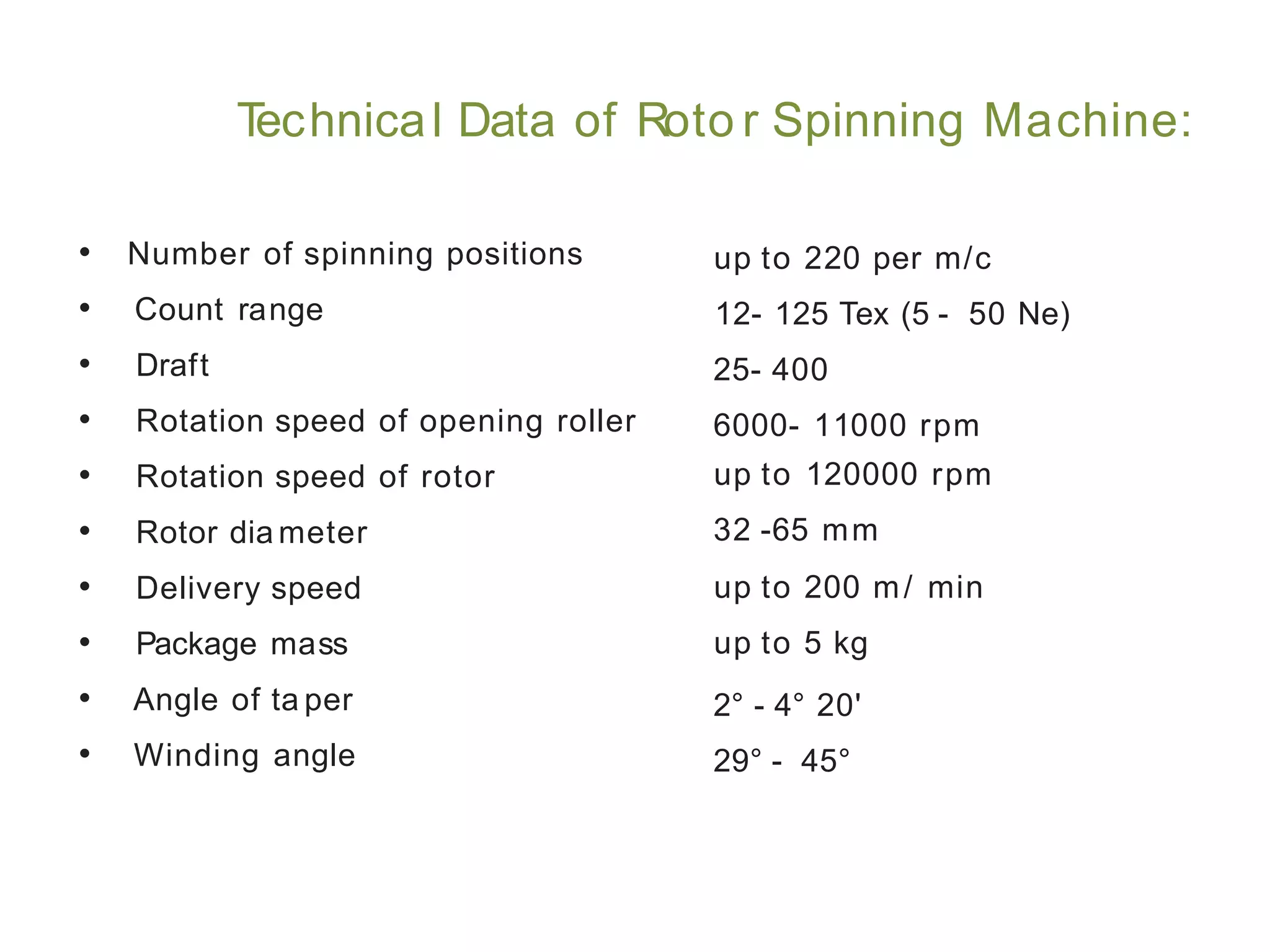 Rotor spinning | PPTX
