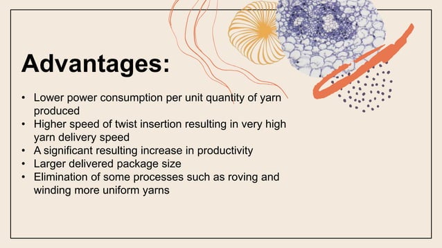 Rotor Yarn, its properties and its manufacturing process etc. | PPTX