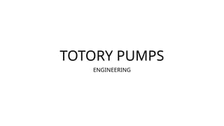 rotory pump mechanism ppt and slide show. | PPTX