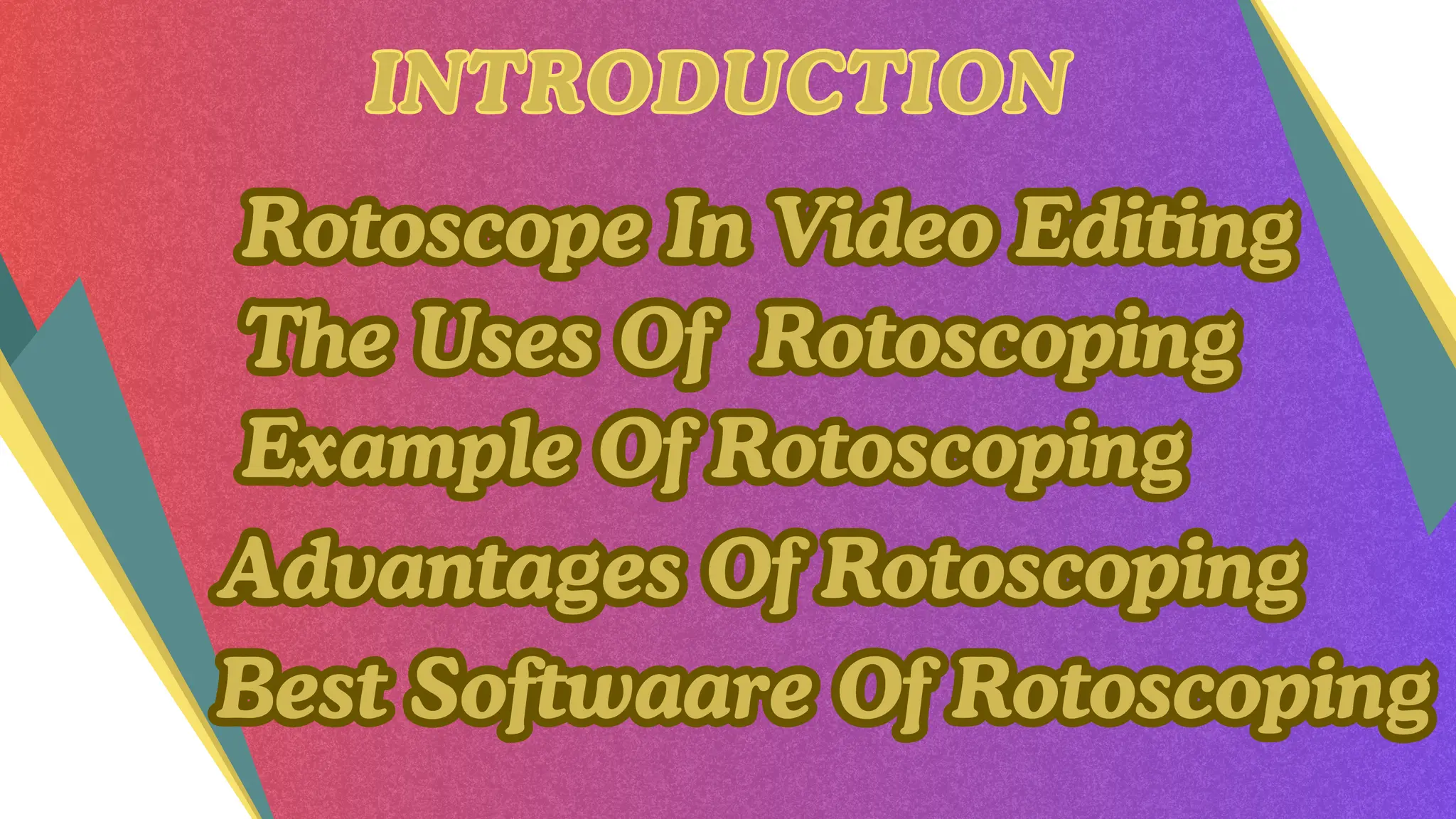 What Rotoscope In Video Editing? Explain | PDF