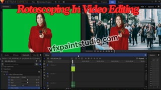 What Rotoscope In Video Editing? Explain | PPT