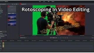 What Rotoscope In Video Editing? Explain | PDF