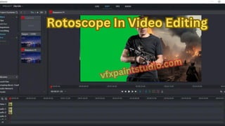 What Rotoscope In Video Editing? Explain | PPT