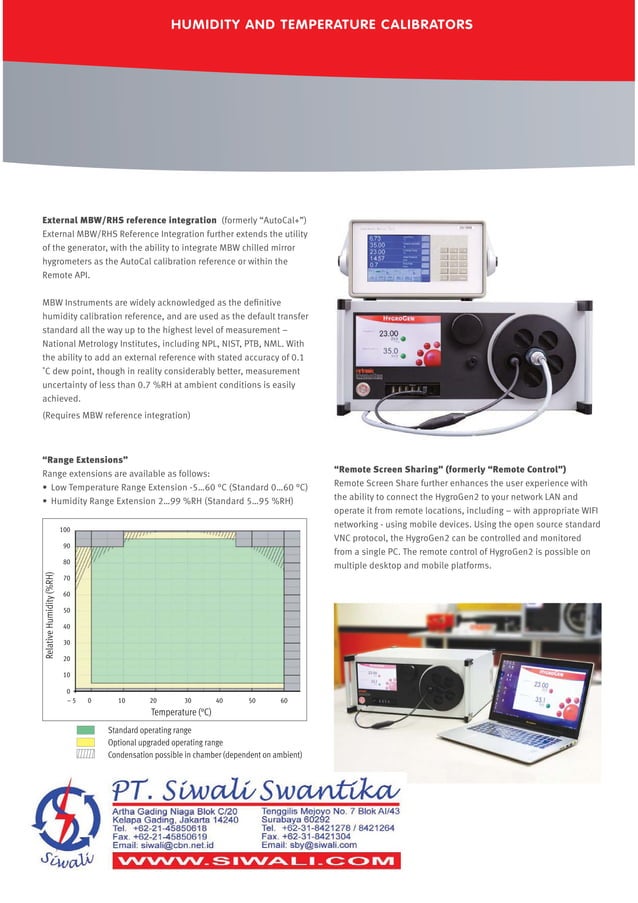 Rotronic Data Sheet HygroGen2-S-XL | PDF