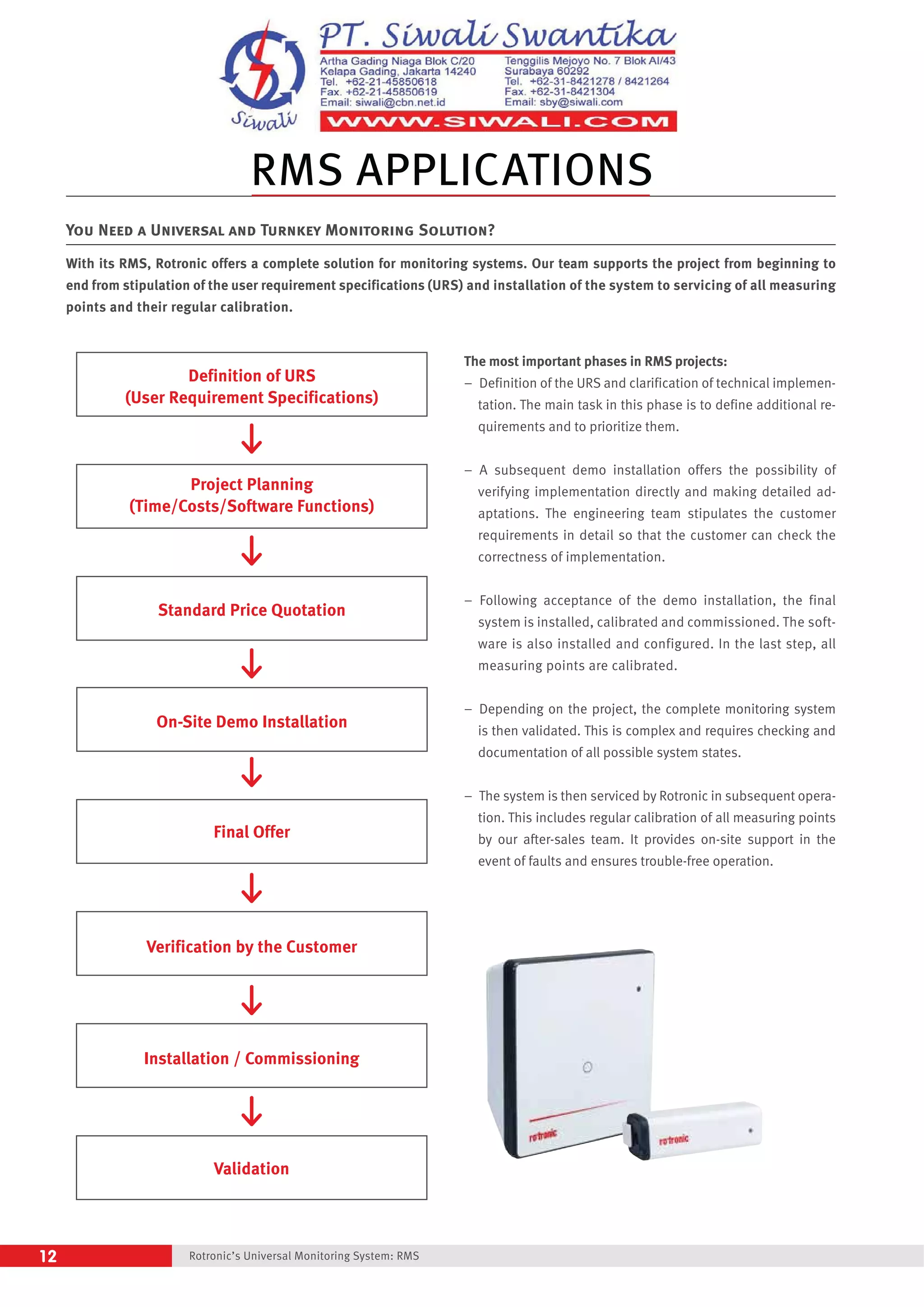 Rotronic Monitoring System Brochure | PDF