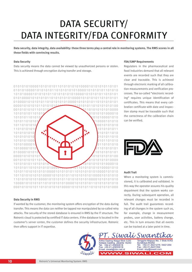 Rotronic Monitoring System Brochure | PDF | Operating Systems | Computer Software and Applications