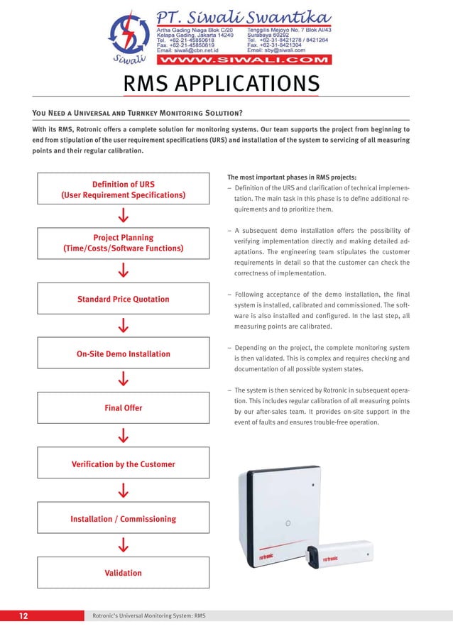 Rotronic Monitoring System Brochure | PDF | Operating Systems | Computer Software and Applications