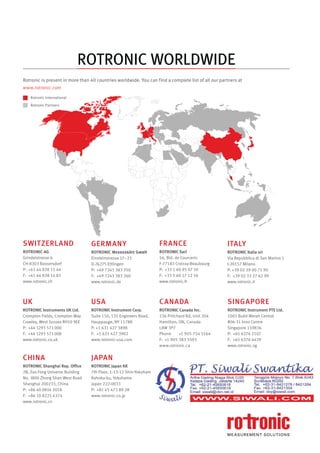 Rotronic Monitoring System Brochure | PDF