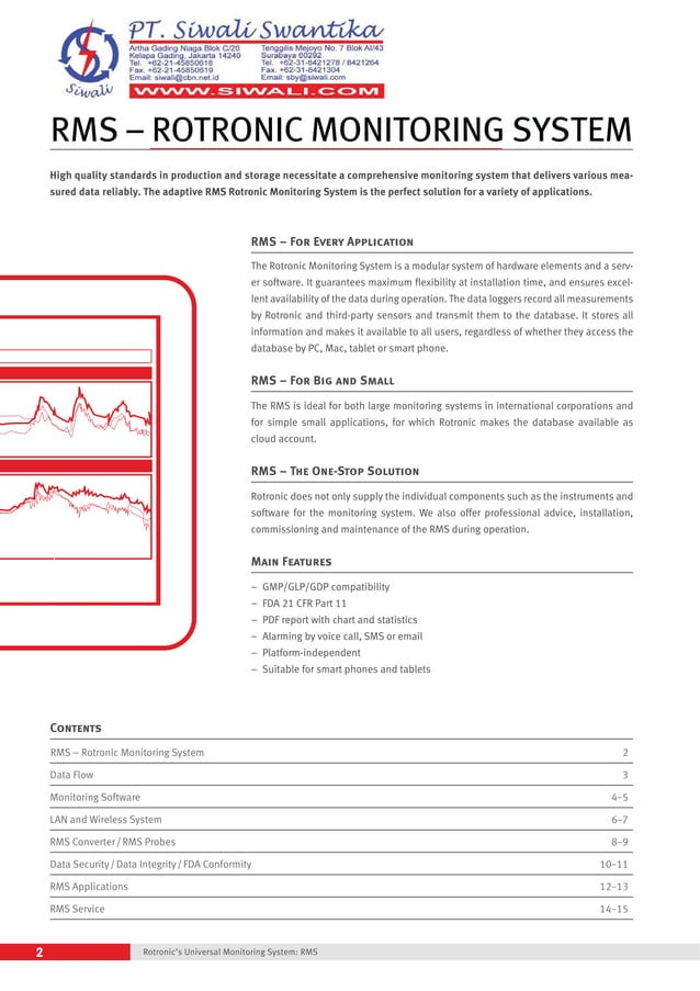 Rotronic Monitoring System Brochure | PDF | Operating Systems ...