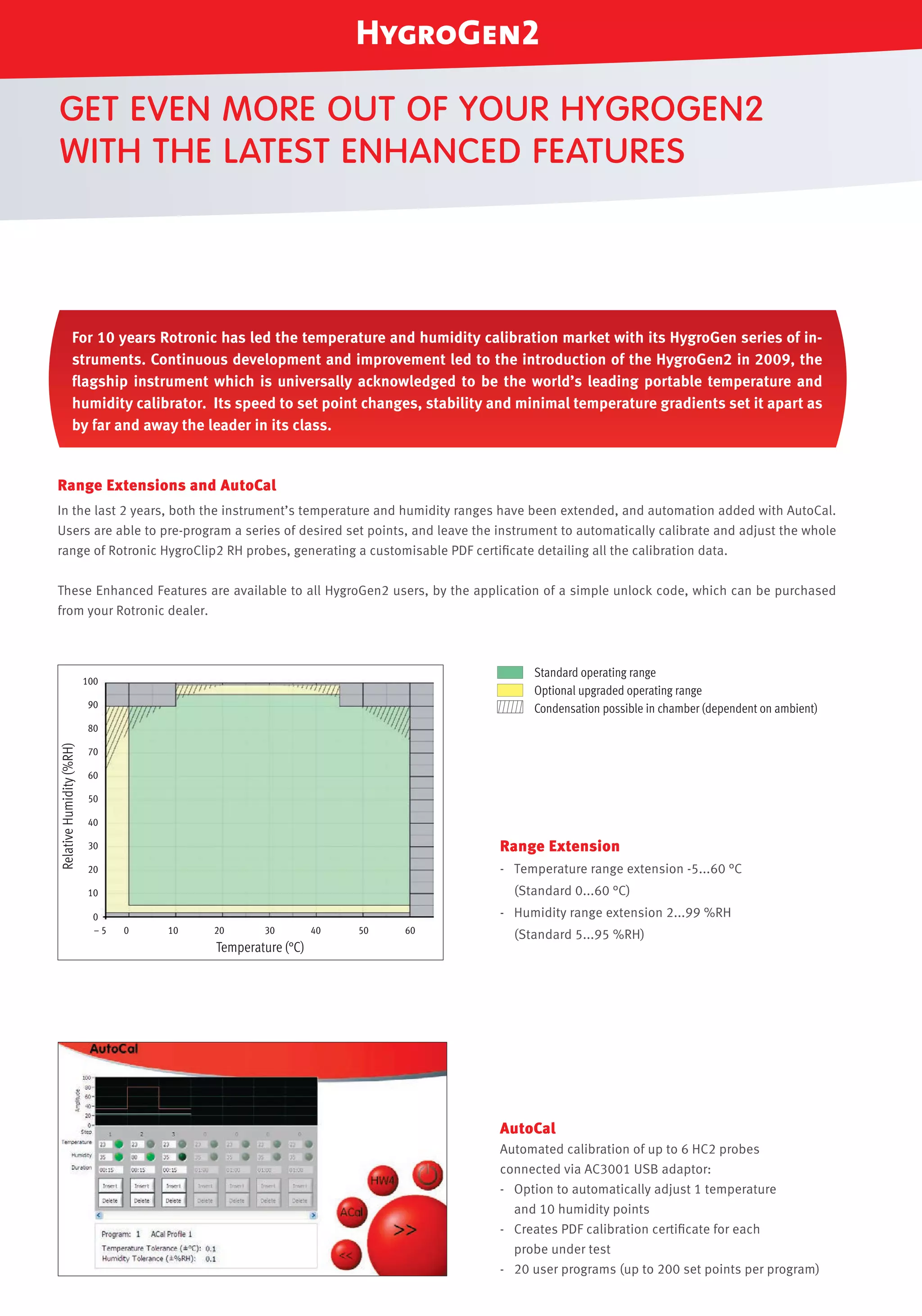 Rotronic HygroGen2 - Data Sheet | PDF